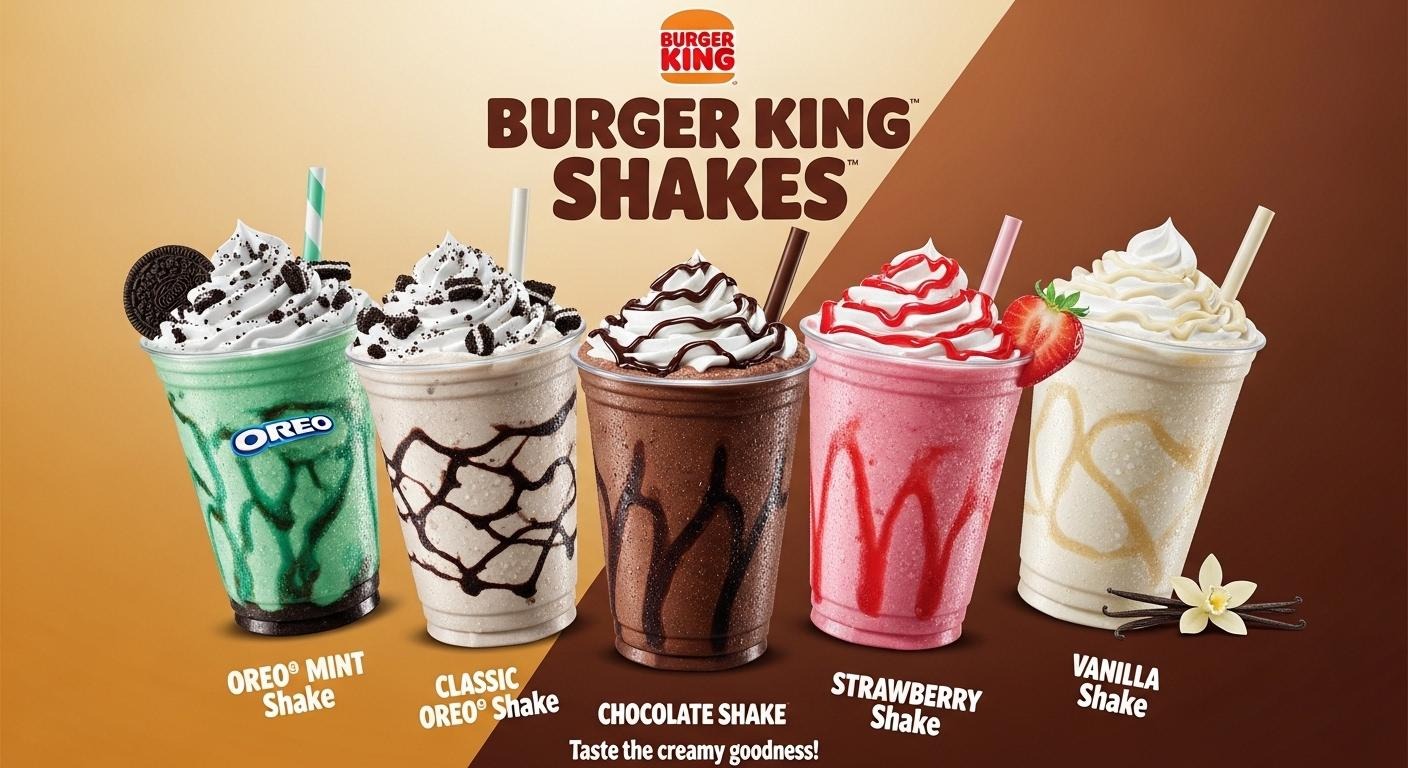 Burger King Desserts and Shakes Menu: Complete 2026 Guide - Noodle Magazine